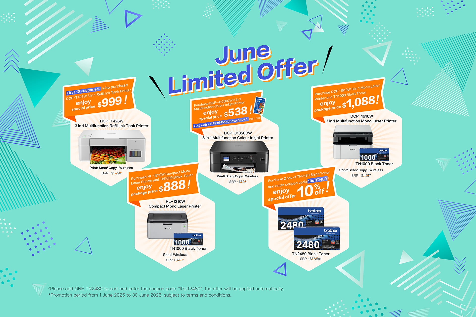 Offers & Promotions | Brother Hong Kong